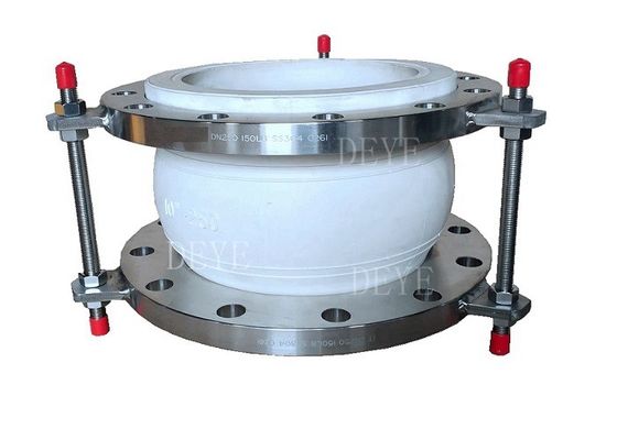 EPDM NBR Two Ball Twin Sphere Rubber Expansion Joint With Galvanized Flange