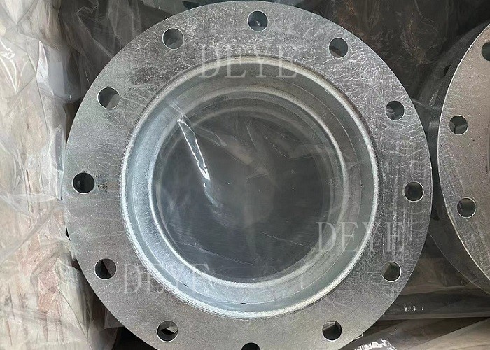 Hot Dipped Galvanized Forged Steel Flange Zinc Steel HDG With Raised ...