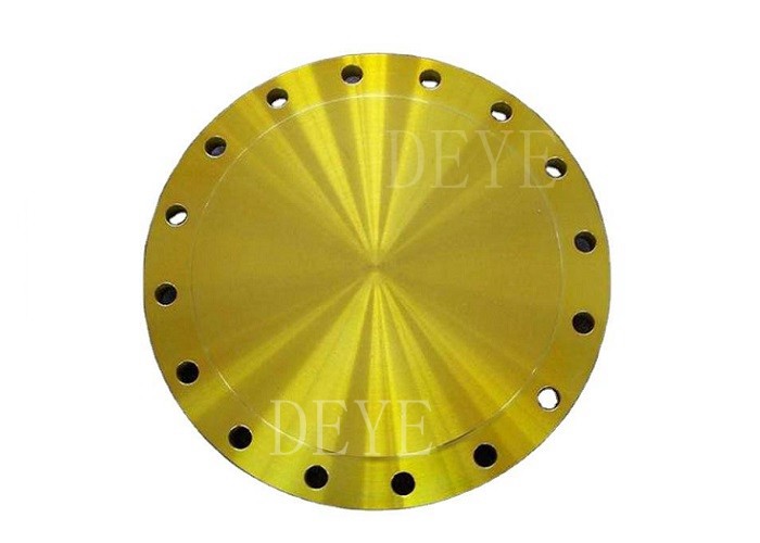 DN15-DN2200 Forged Steel Flange MSS SP 44 ANSI Blind Flange With Golden ...