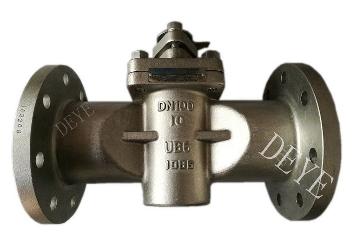 Stainless Steel Oil Gas Valve Alloy Steel Plug Valve With PN16 PN25 ...