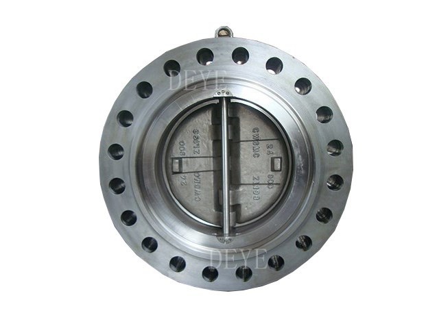 Double Flanged Oil Gas Valve Dual Check Valves With Cl150lbs 300lbs ...